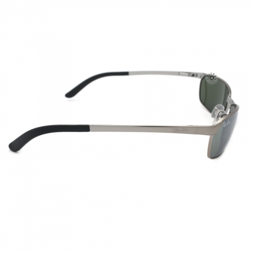 Ray-Ban RB3190 Flight Sunglasses 005/40 Matte Silver/G-15 Mirror