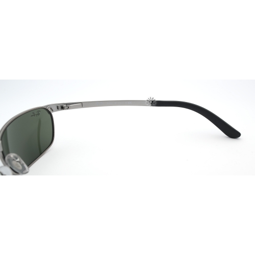 Ray-Ban RB3190 Flight Sunglasses 005/40 Matte Silver/G-15 Mirror