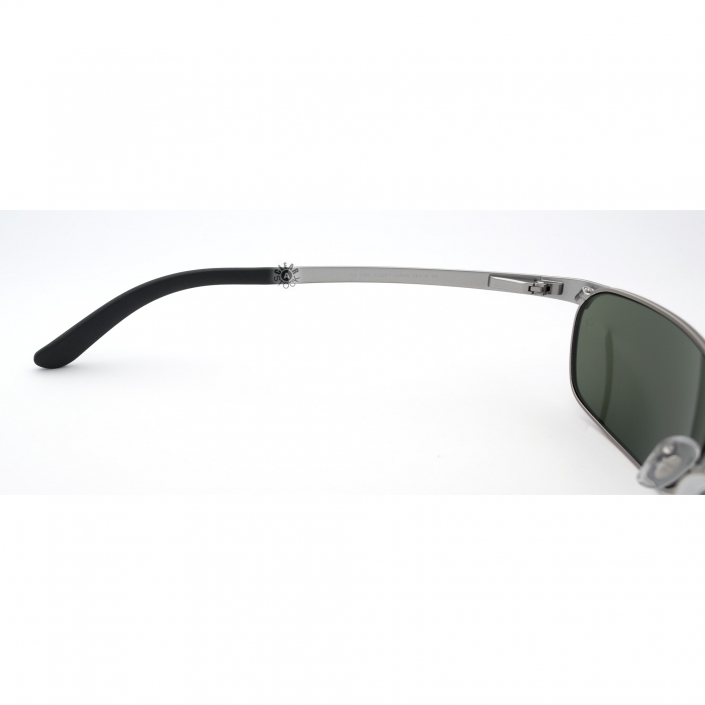 Ray-Ban RB3190 Flight Sunglasses 005/40 Matte Silver/G-15 Mirror