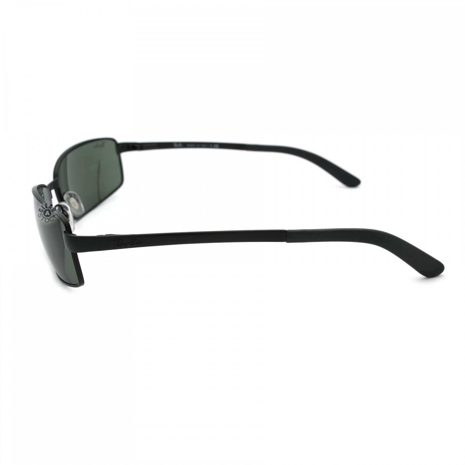Ray-Ban RB3194 Sunglasses 006 Matte Black/Green 59mm