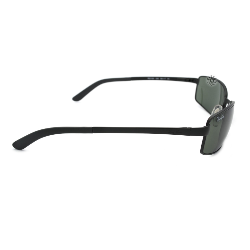 Ray-Ban RB3194 Sunglasses 006 Matte Black/Green 59mm