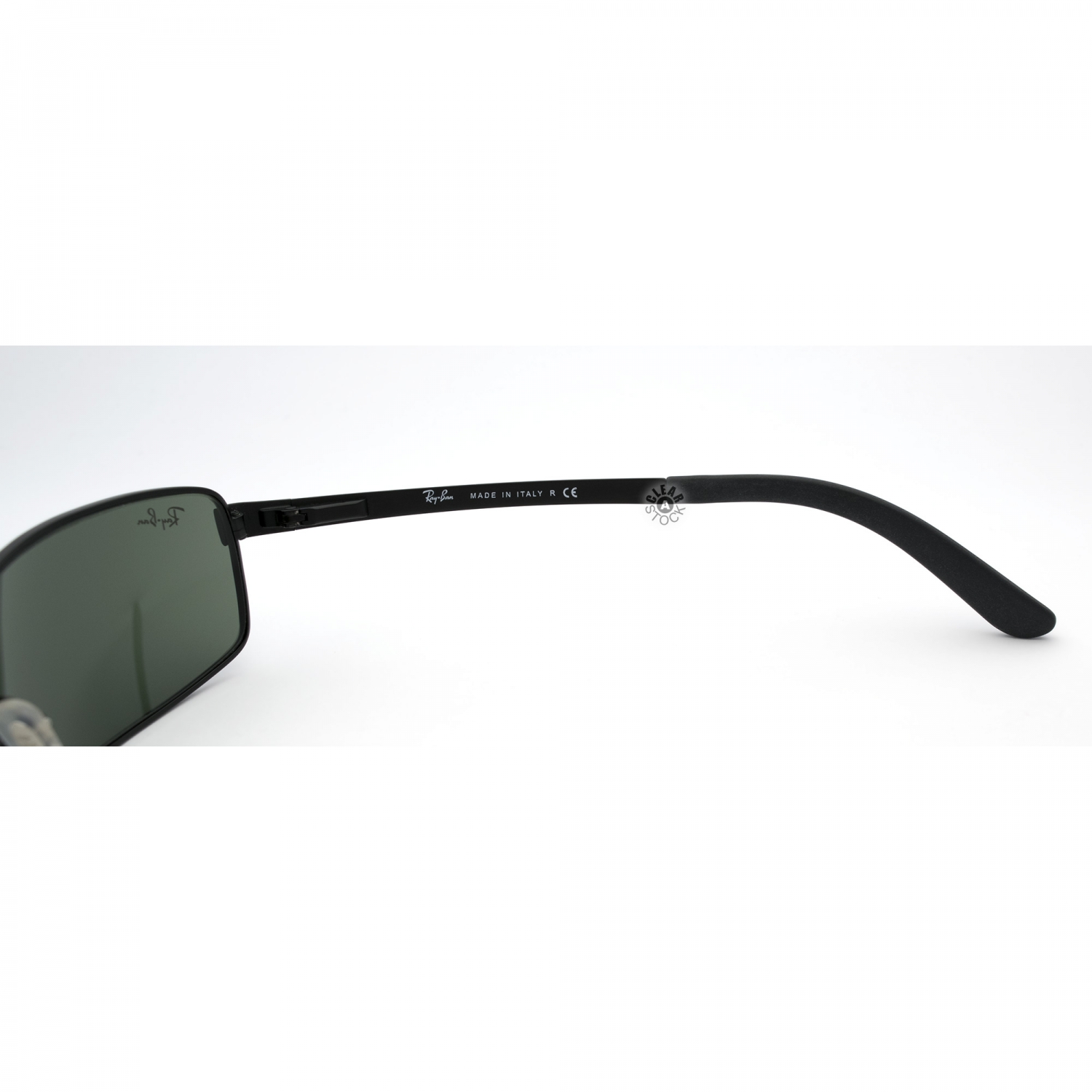 Ray-Ban RB3194 Sunglasses 006 Matte Black/Green 59mm
