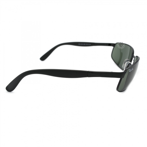 Ray-Ban RB3254 Sunglasses 006 Matte Black/Crystal Green