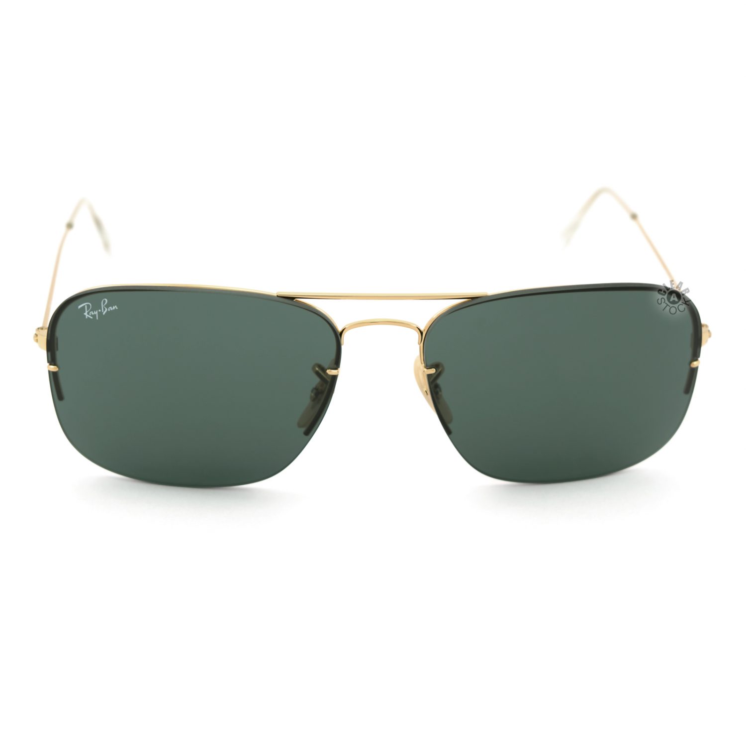 Ray-Ban Flip Out RB3482 001/71 Sunglasses Gold/Green
