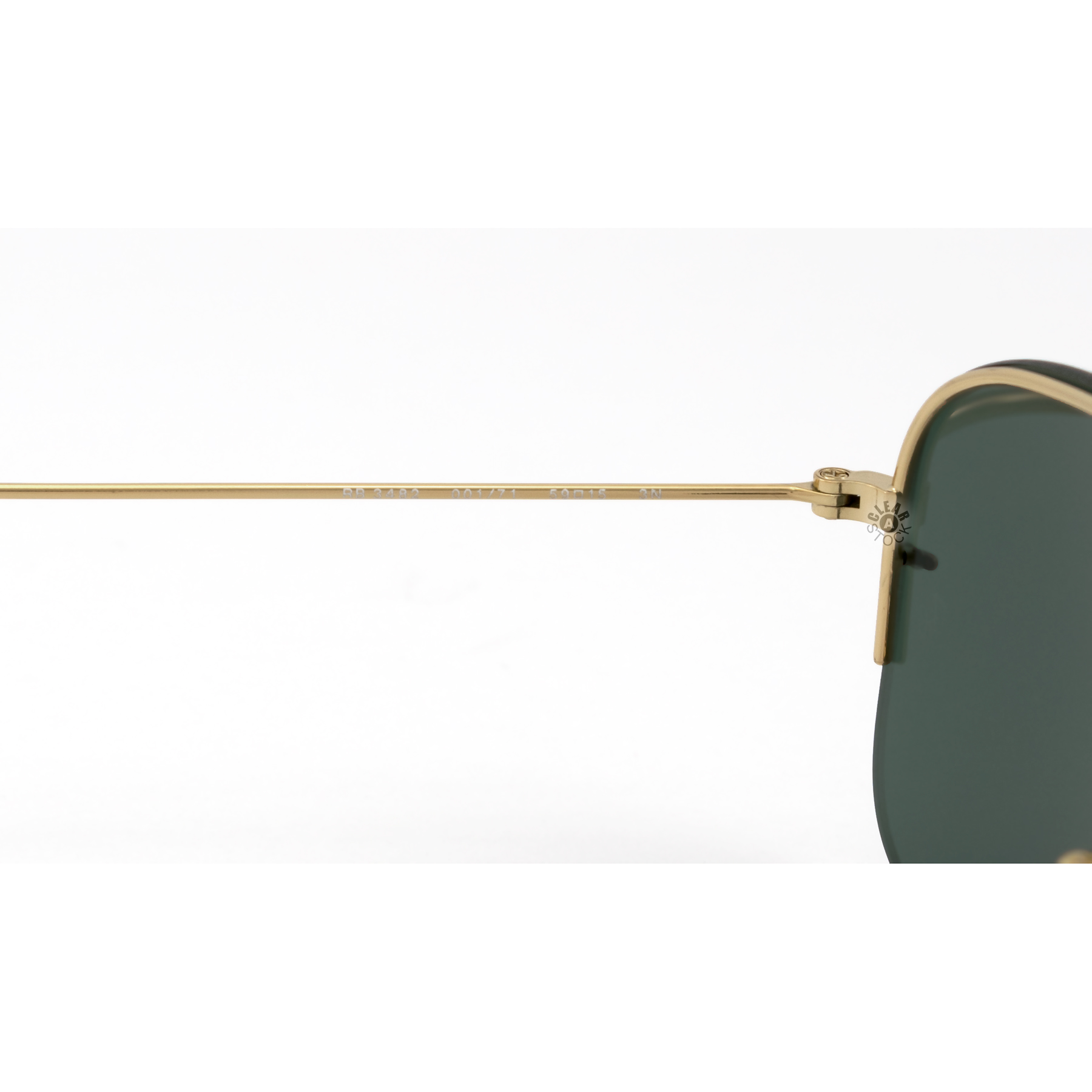 Ray-Ban Flip Out RB3482 001/71 Sunglasses Gold/Green